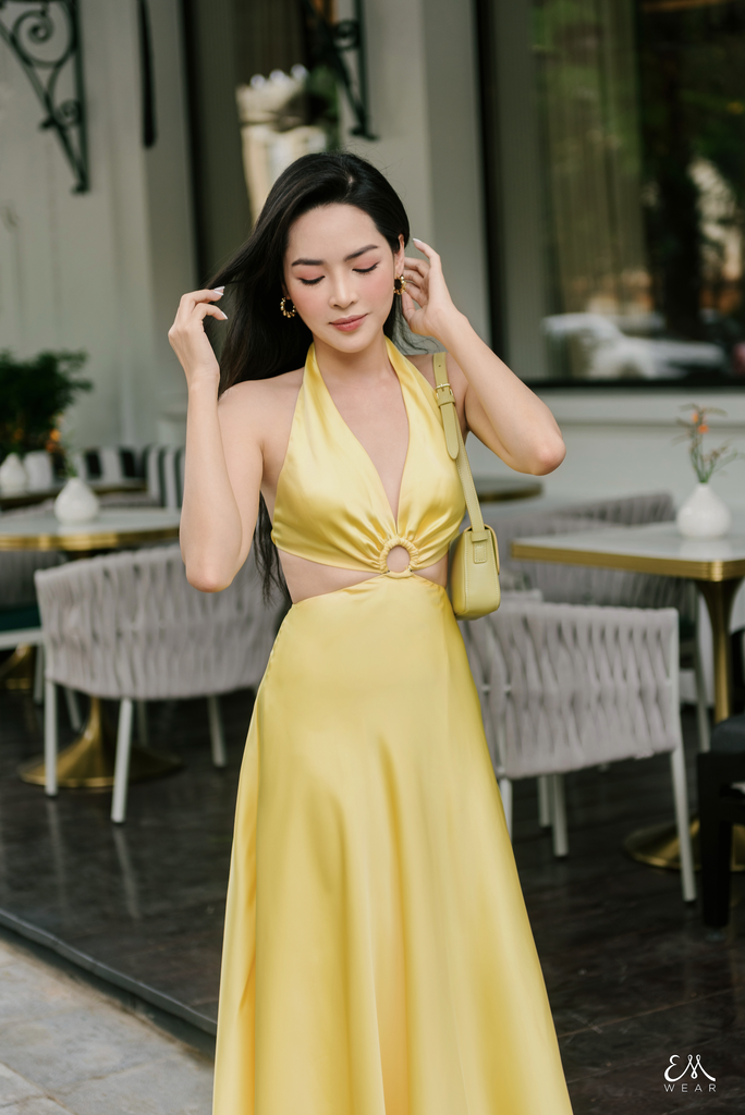 Silk Midnight Bar Dress – EM Wear