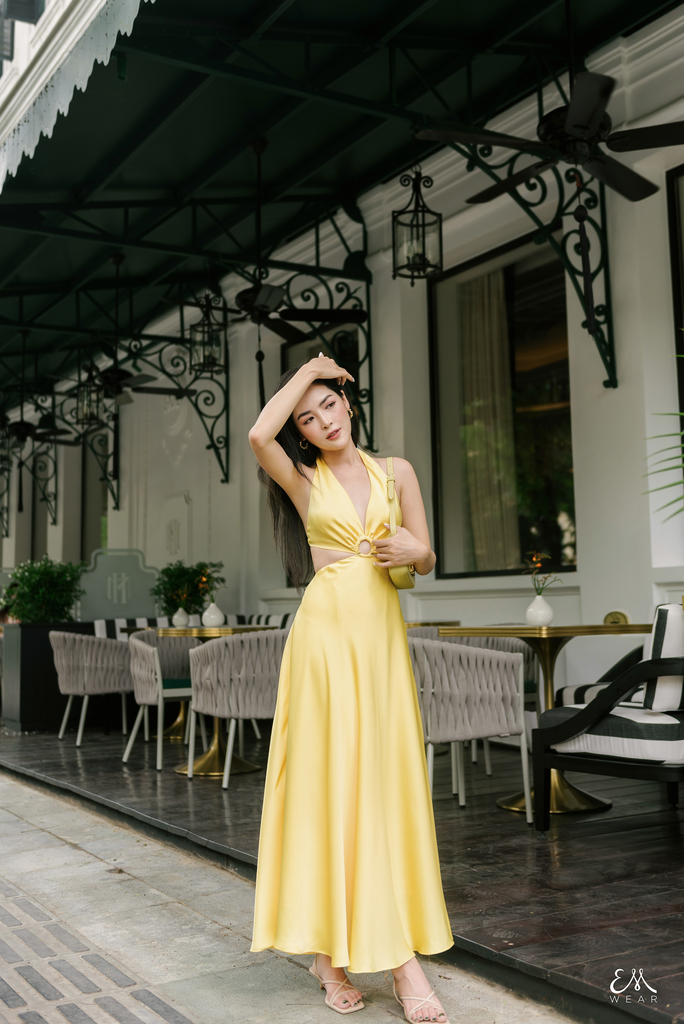 Silk Midnight Bar Dress – EM Wear